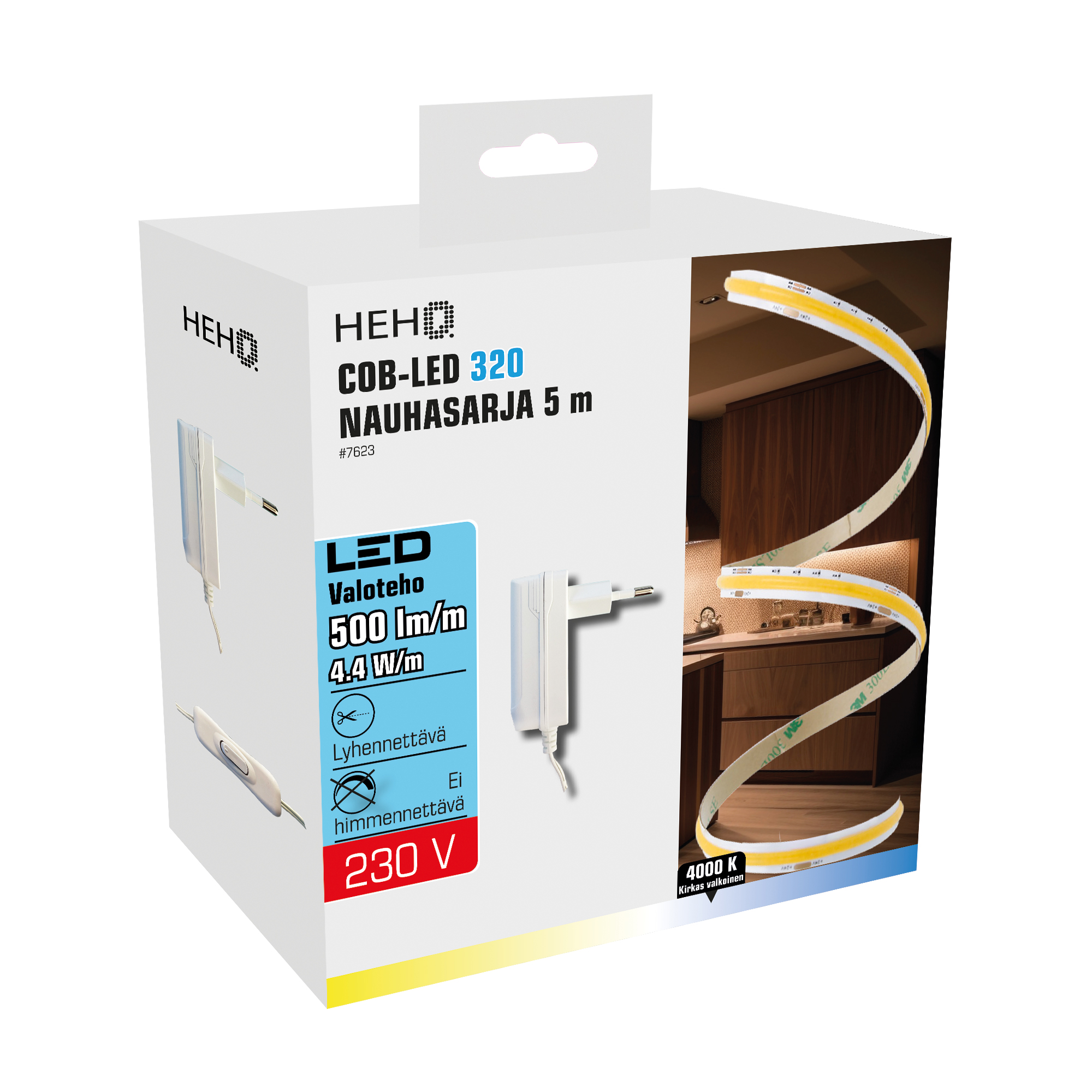 HEHQ LED-nauha 5 m 22 W 24 V + muuntaja - Toolnet verkkokauppa